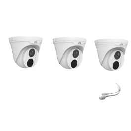 Uniview IPC3612LR3-PF28-D 2MP 2.8mm IP67 PoE IP Turret Camera IR30m- White